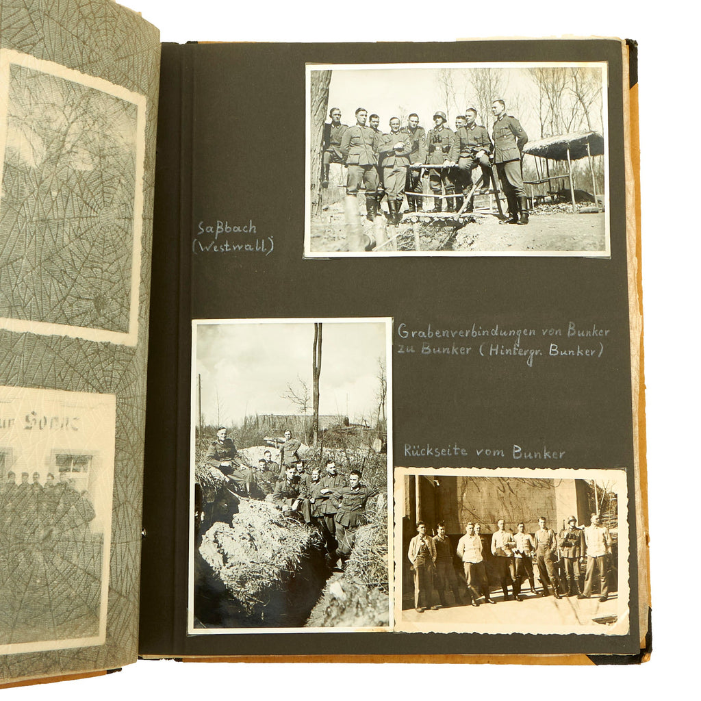 Original German WWII Named Waffen SS Personal Photo Album with Iron Cr ...