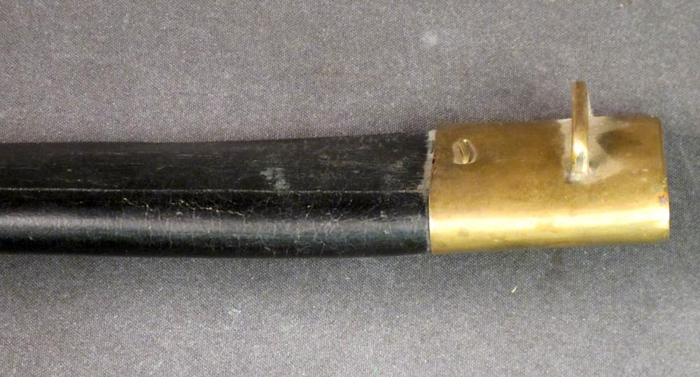 French 18th Century Style Short Sword Brass Mounted Scabbard ...