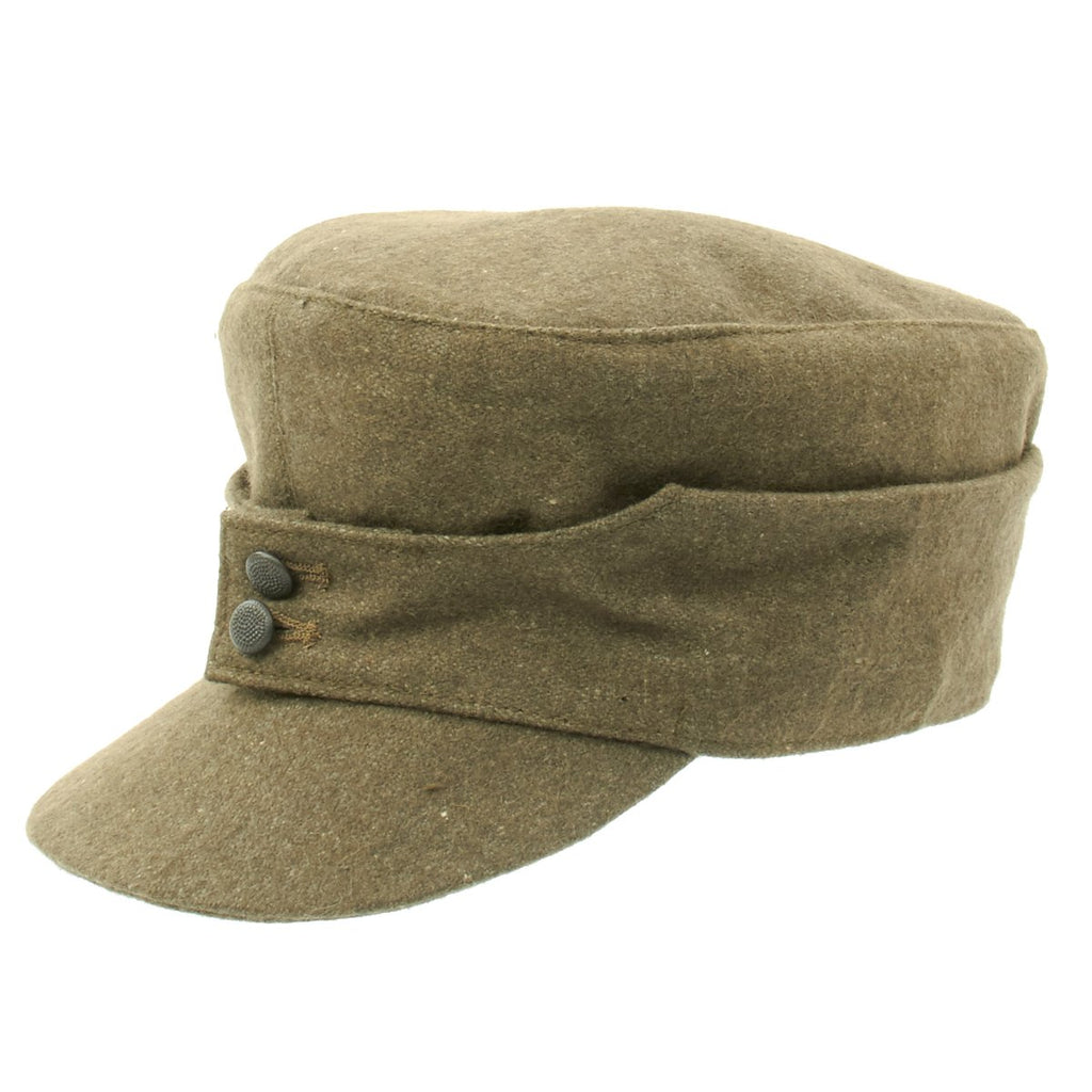 German WWII M43 Cap in Field Grey Wool – International Military Antiques