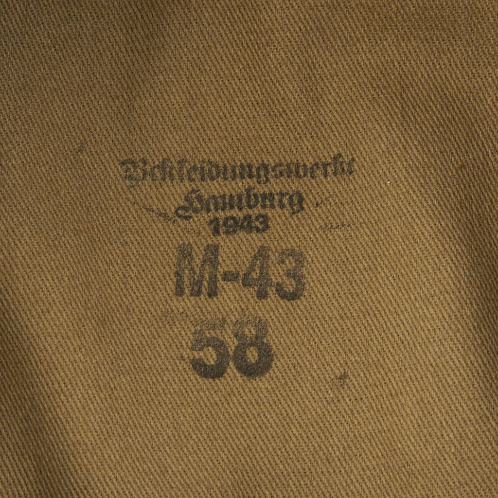 German WWII M43 Cap in Field Grey Wool – International Military Antiques