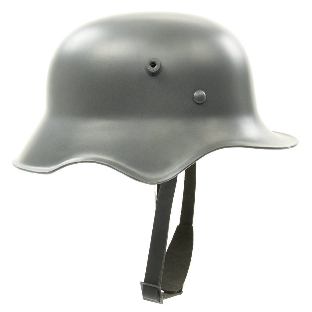German WWI M18 Steel Ear Cut Out Helmet with Leather Liner ...