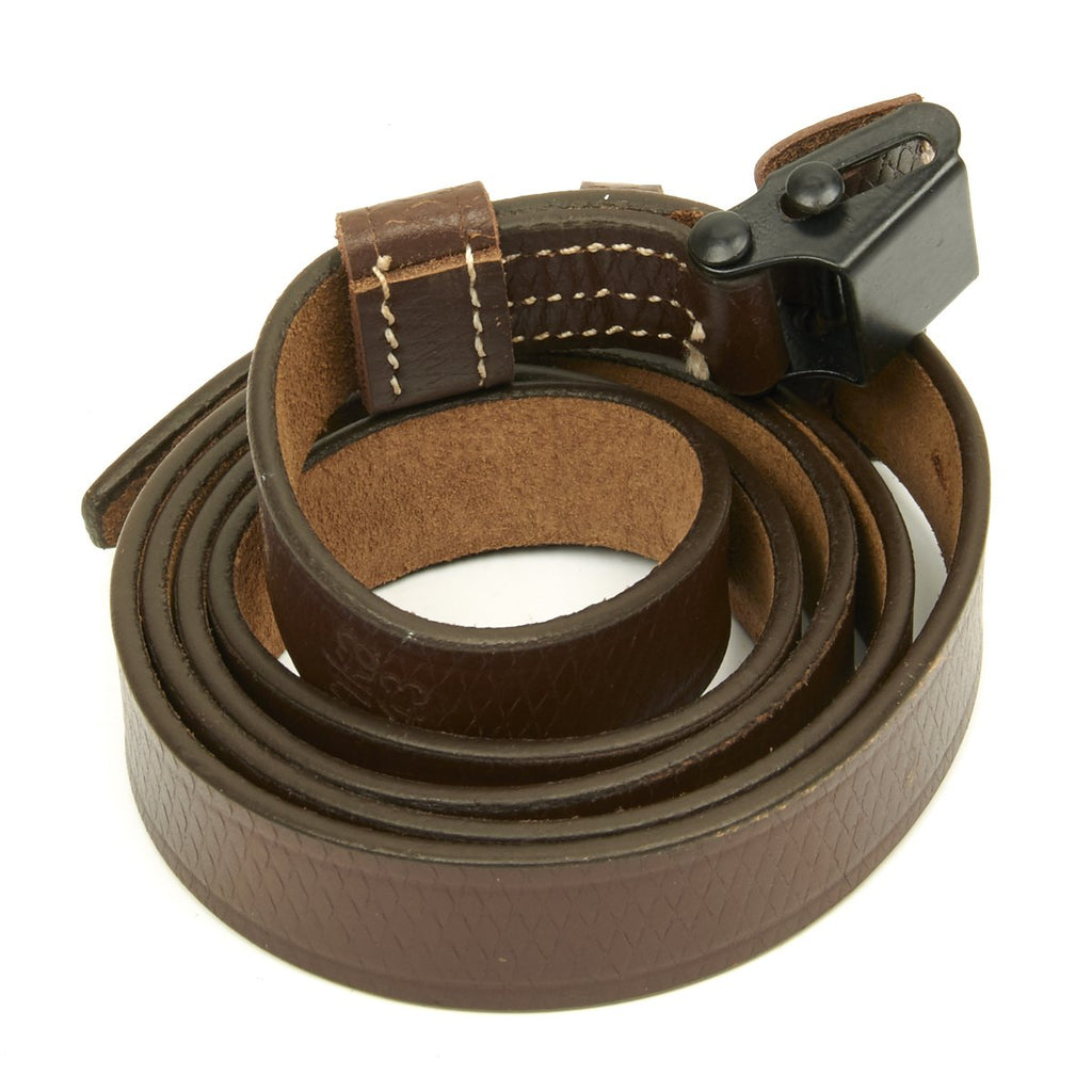 German WWII Mauser 98K Rifle Leather Sling - K98k – International ...