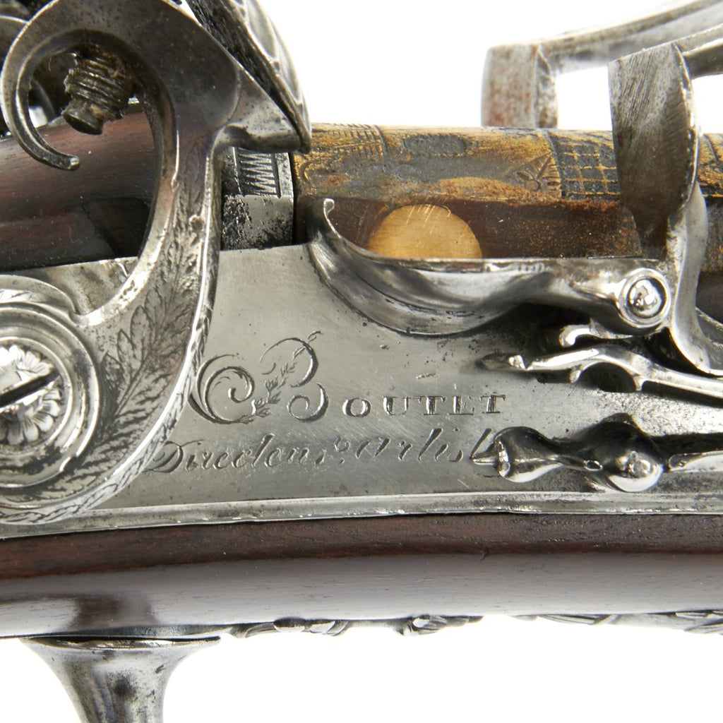 Original French Napoleonic Nicolas Noel Boutet Double Barrel Flintlock ...