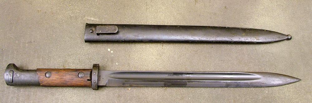 German VZ24(t) Mauser Rifle Bayonet: Original WW2 – International ...