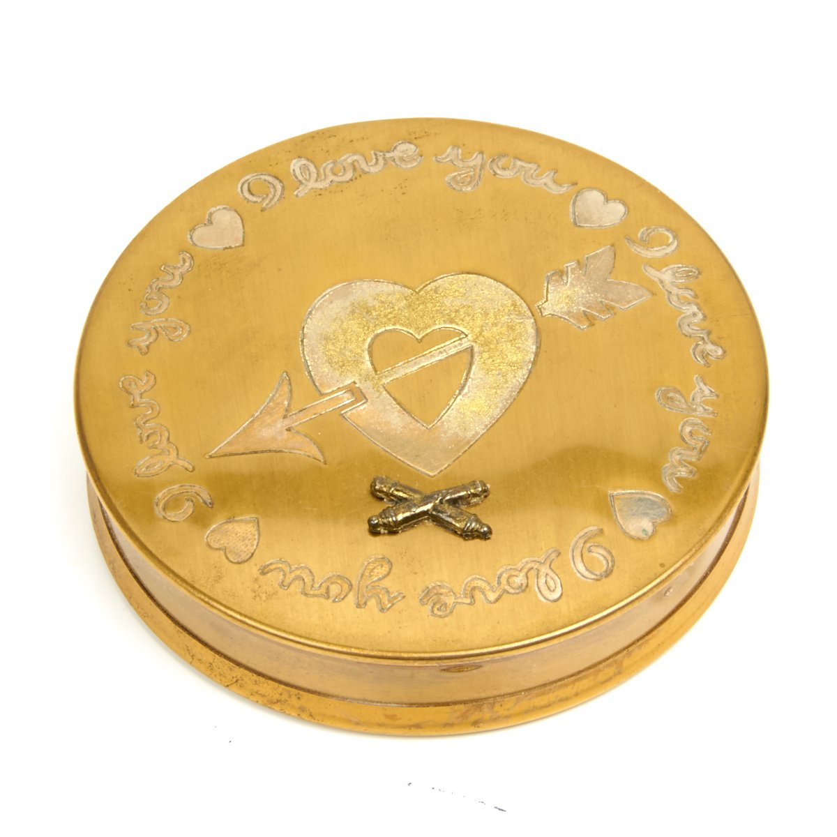 Original U.S. WWII Infantry I Love You Sweetheart Compact ...