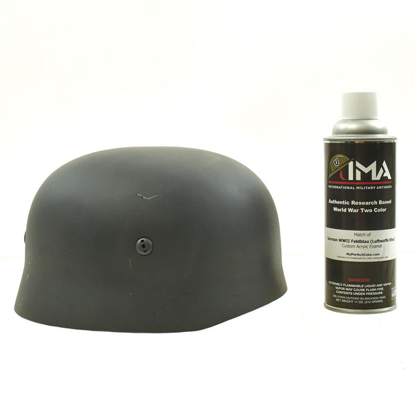 Spray Paint - German WWII Feldblau Luftwaffe Blue Helmet Acrylic Ename ...