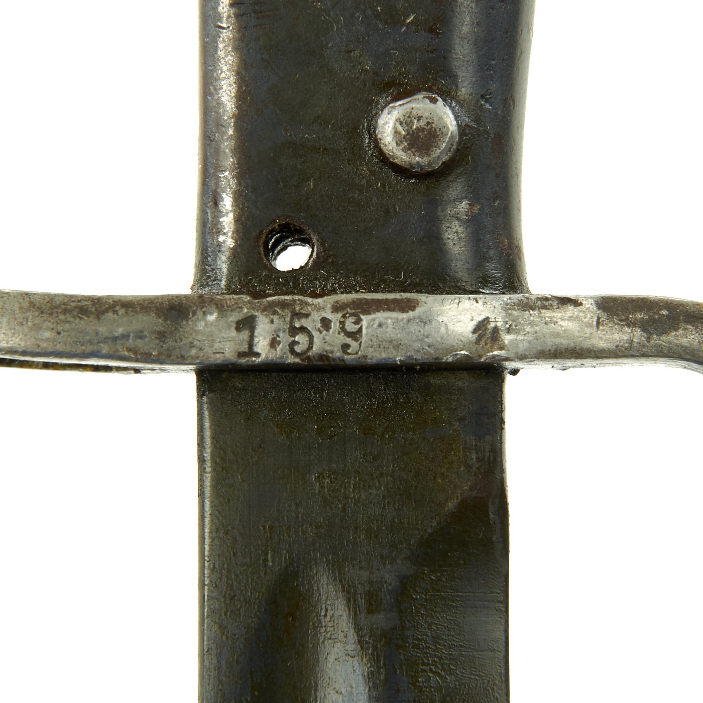 Original German WWI Steel Hilt Ersatz Cut-down Butcher Sawback Bayonet ...