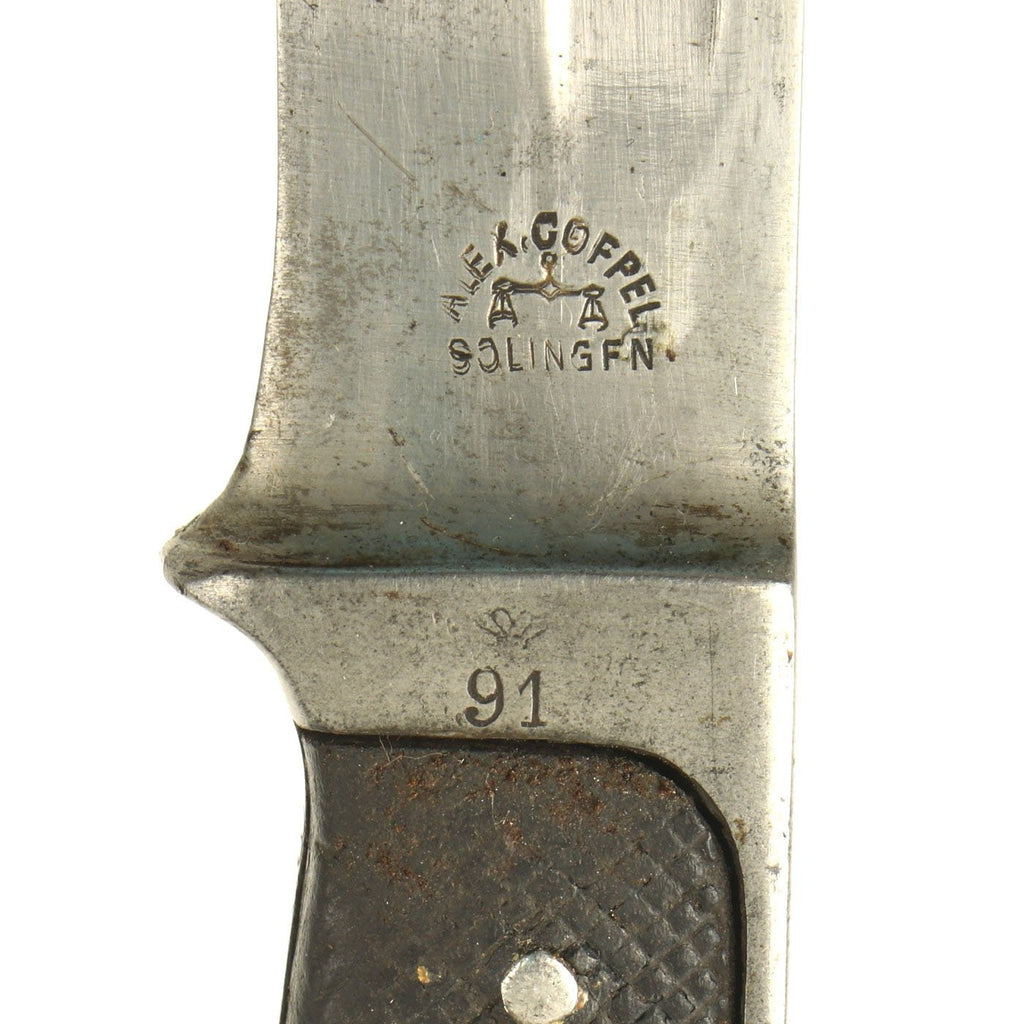 Original Danish Krag–Jørgensen M1889 Knife Bayonet for Gevær M/89 Rifl ...