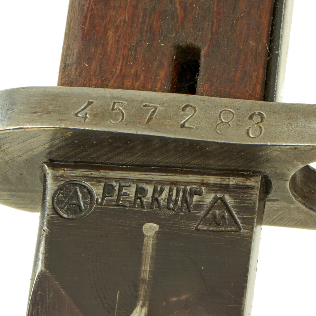 Original Pre-WWII Polish M1930 Mauser Bayonet with Muzzle Ring by PERK ...