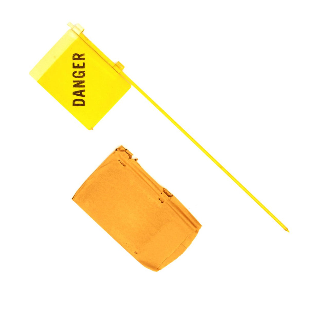 Original U.S. WWII DANGER Mine Field Marker Flag - NOS – International ...