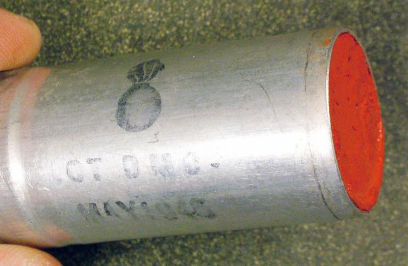 U.S. WW2 Dummy M73 Red Distress Flare: Marked – International Military ...