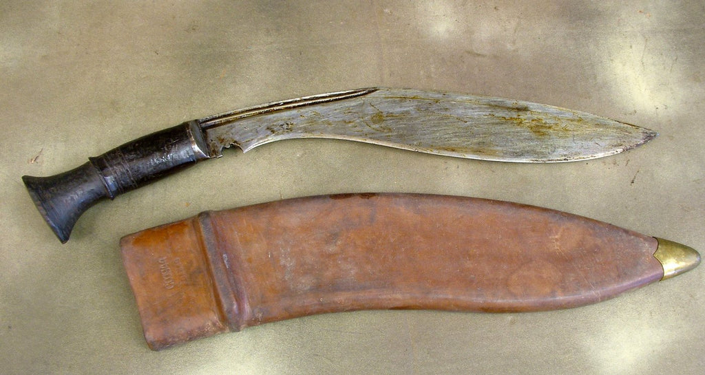 Original Nepalese WWII Kukri Small Bhojpure Fighting Knife with Dated ...