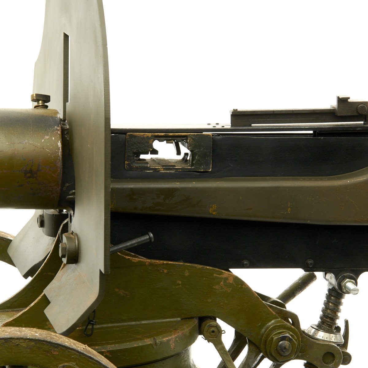 Original Russian Maxim M-1905/1910 Smooth Jacket Display Machine Gun w ...