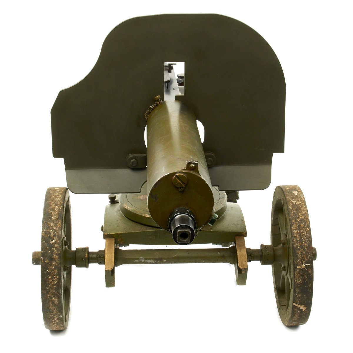 Original Russian Maxim M-1905/1910 Smooth Jacket Display Machine Gun w ...