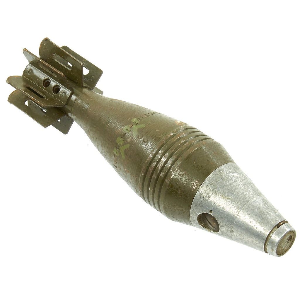 Original U.S. WWII M49A2 60mm Deactivated Mortar Round dated 1945 - In ...