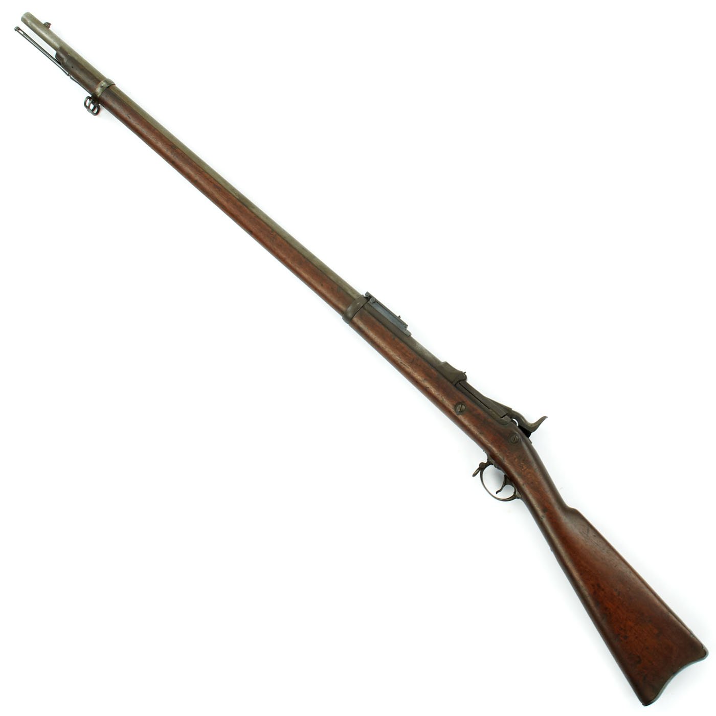 Original U.S. Springfield Trapdoor Model 1873/84 Transitional Rifle ma ...