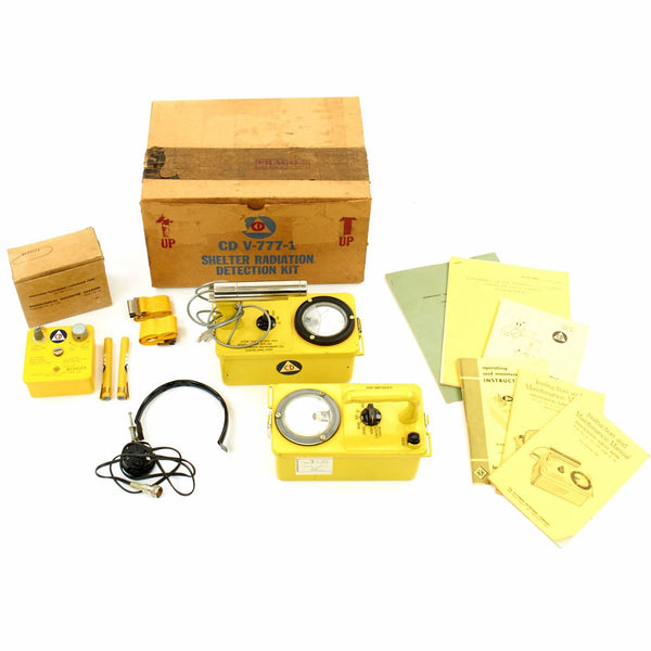 Original U.S. Cold War Civil Defense CD V-777-1 Shelter Radiation Kit ...