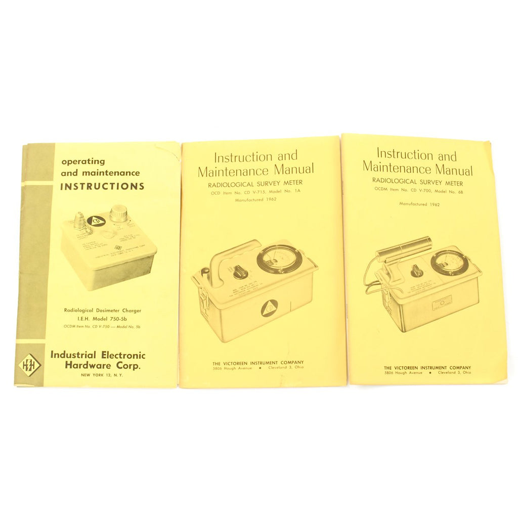 Original U.S. Cold War Civil Defense CD V-777-1 Shelter Radiation Kit ...