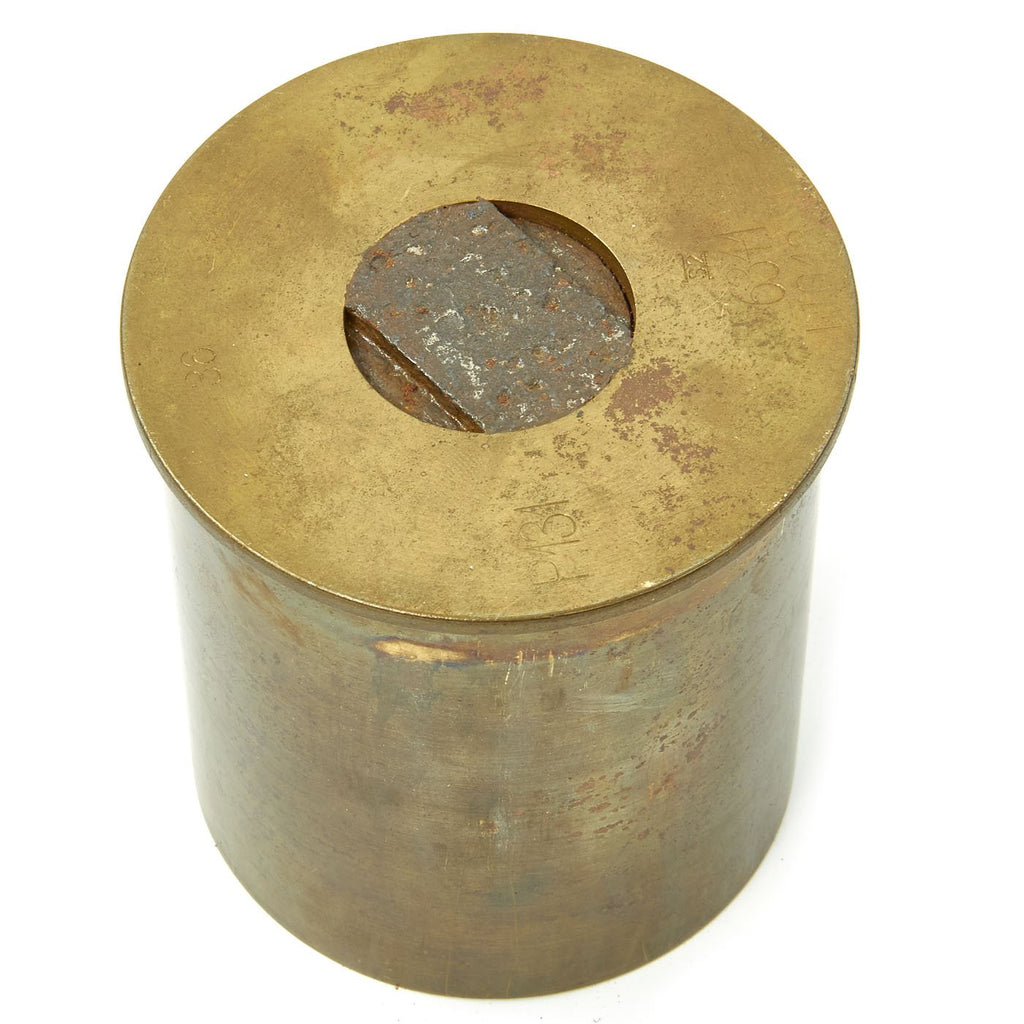 Original German WWII Light Infantry 7.5cm le.IG 18 Artillery Shell Set ...