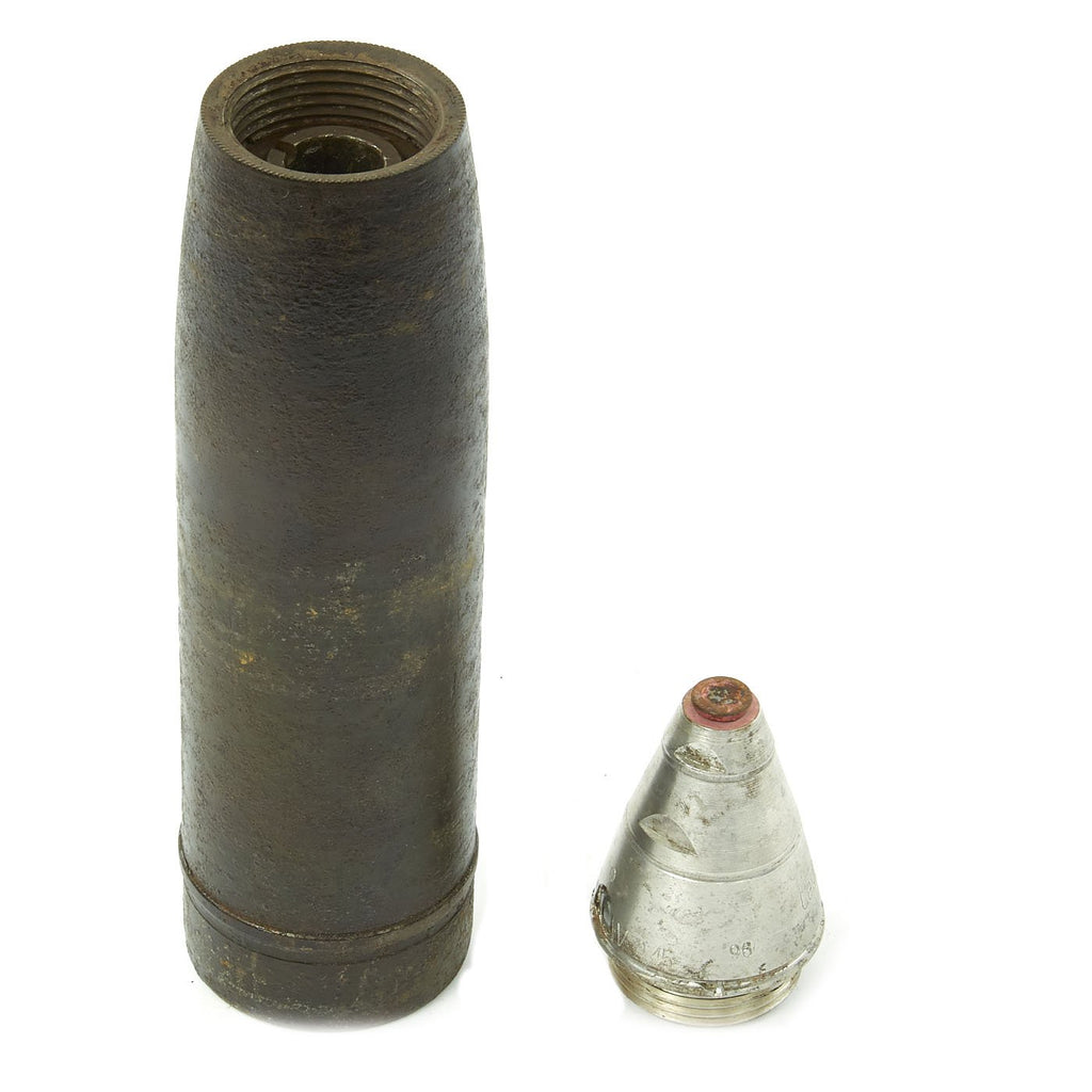 Original German WWII Light Infantry 7.5cm le.IG 18 Artillery Shell Set ...