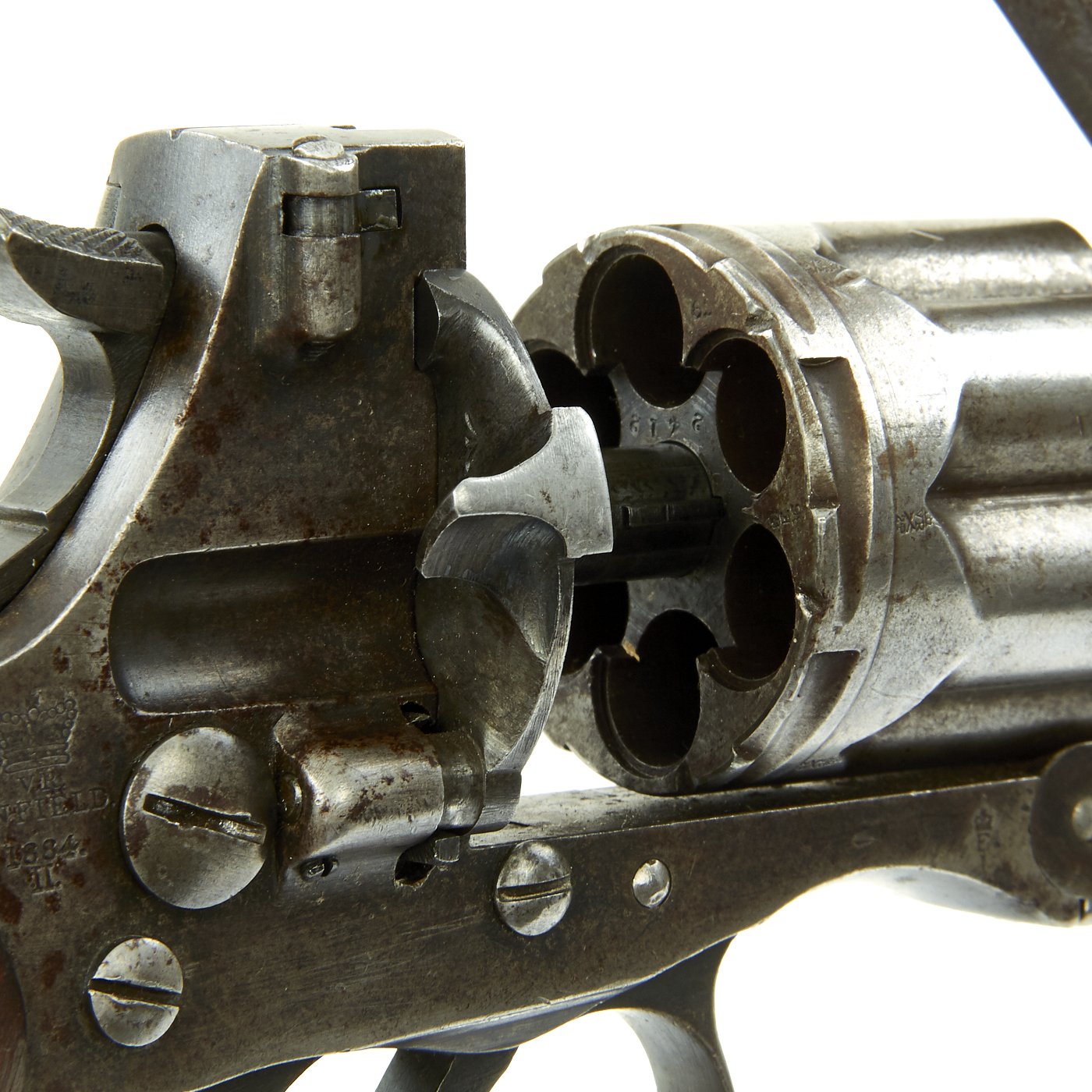 Original British Victorian Enfield Model 1881 MkII Service Revolver in ...