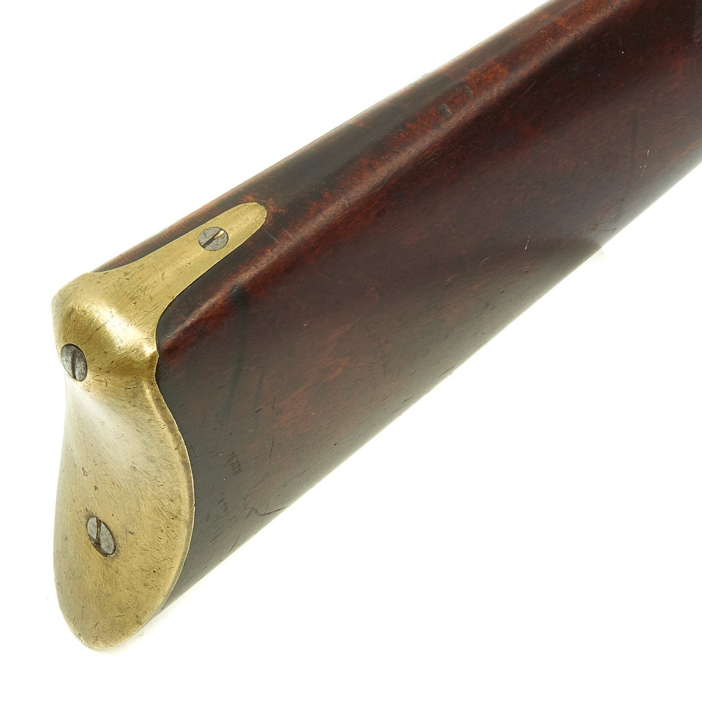 Original U.S. New England Militia Flintlock Musket with 49" Barrel and ...