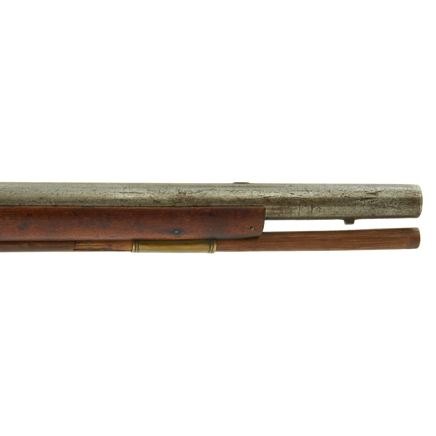 Original U.S. New England Militia Flintlock Musket with 49" Barrel and ...