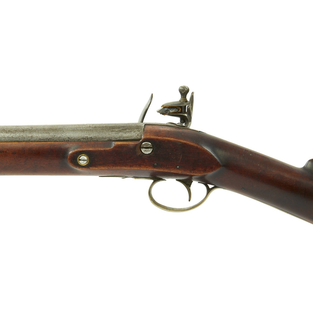 Original U.S. New England Militia Flintlock Musket with 49" Barrel and ...