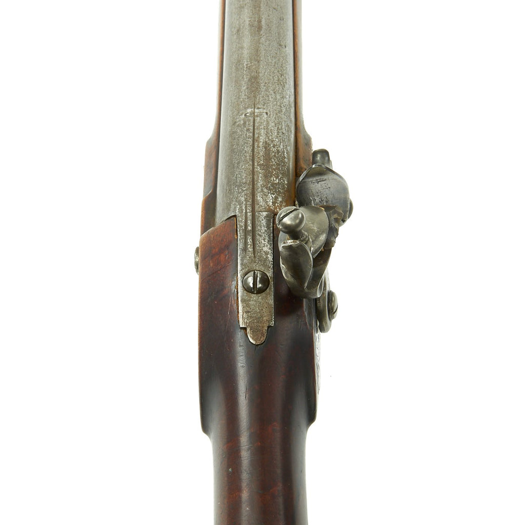 Original U.S. New England Militia Flintlock Musket with 49" Barrel and ...