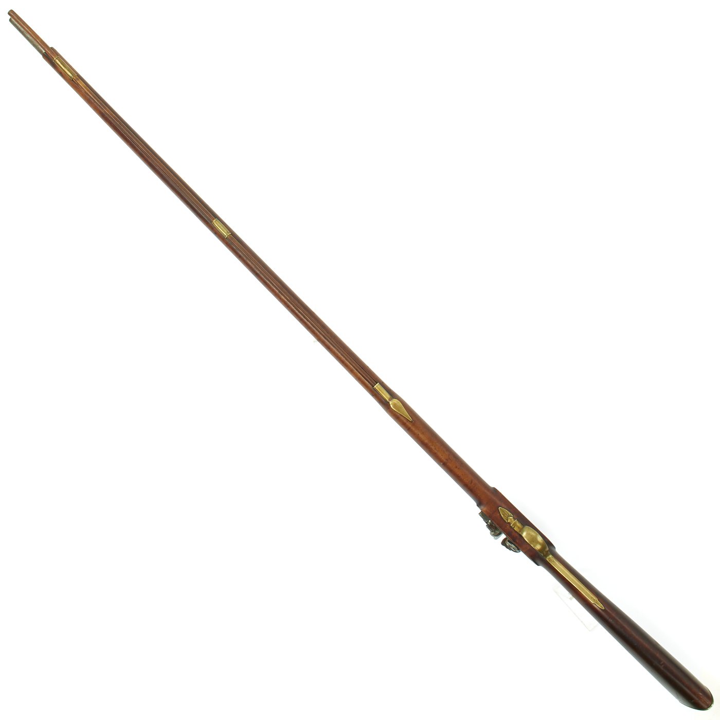 Original U.S. New England Militia Flintlock Musket with 49" Barrel and ...