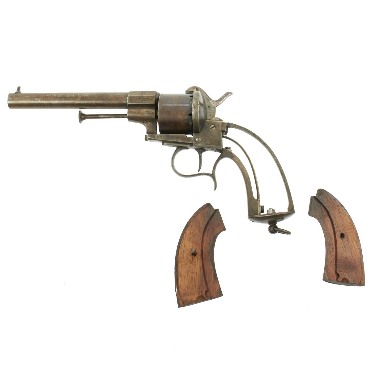 Original Civil War Era French M1854 Lefaucheux Cavalry Model 12mm Pinf ...