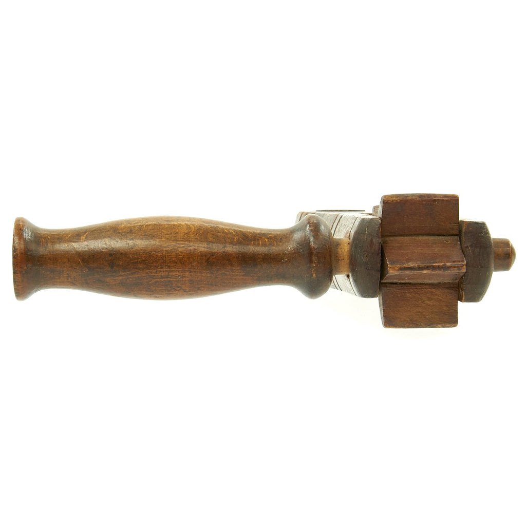 Original British WWI Diminutive Wooden Gas Alarm Rattle – International ...