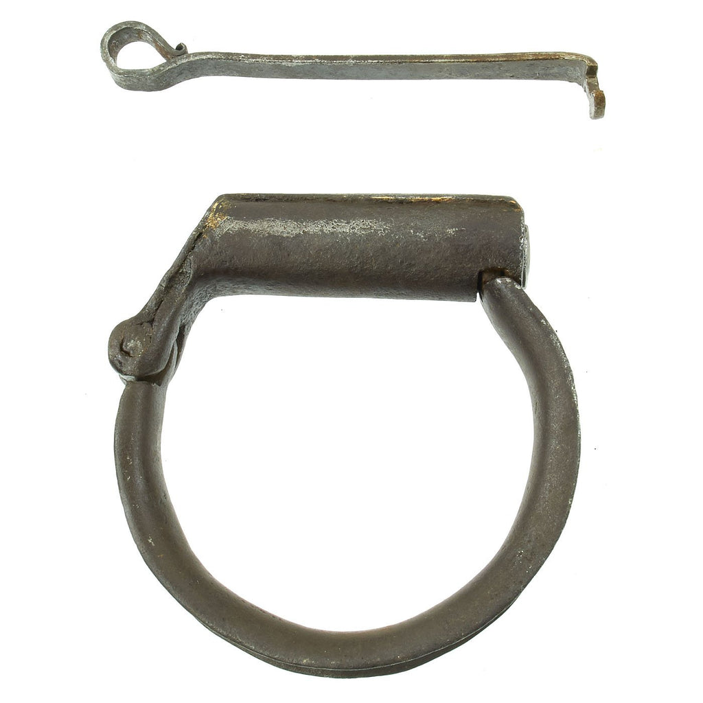 Original U.S. Civil War Era Leg Shackle with Key for use with Chain ...