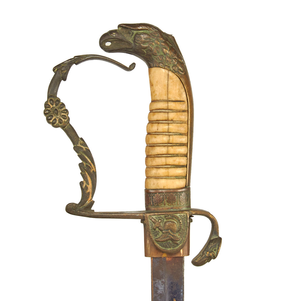 Original U.S. Pre - Civil War Ivory Handled Eagle Head Presentation Sw ...