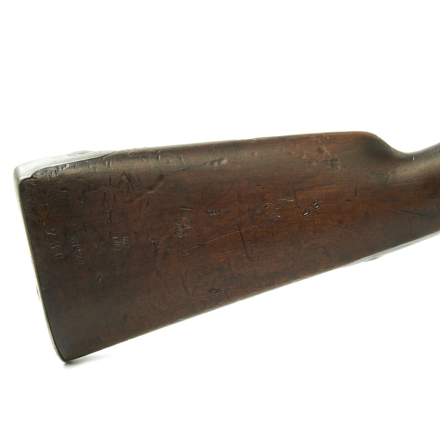 Original French M-1822/1869 17.55mm Tabatière Brass Breech Loading Con ...