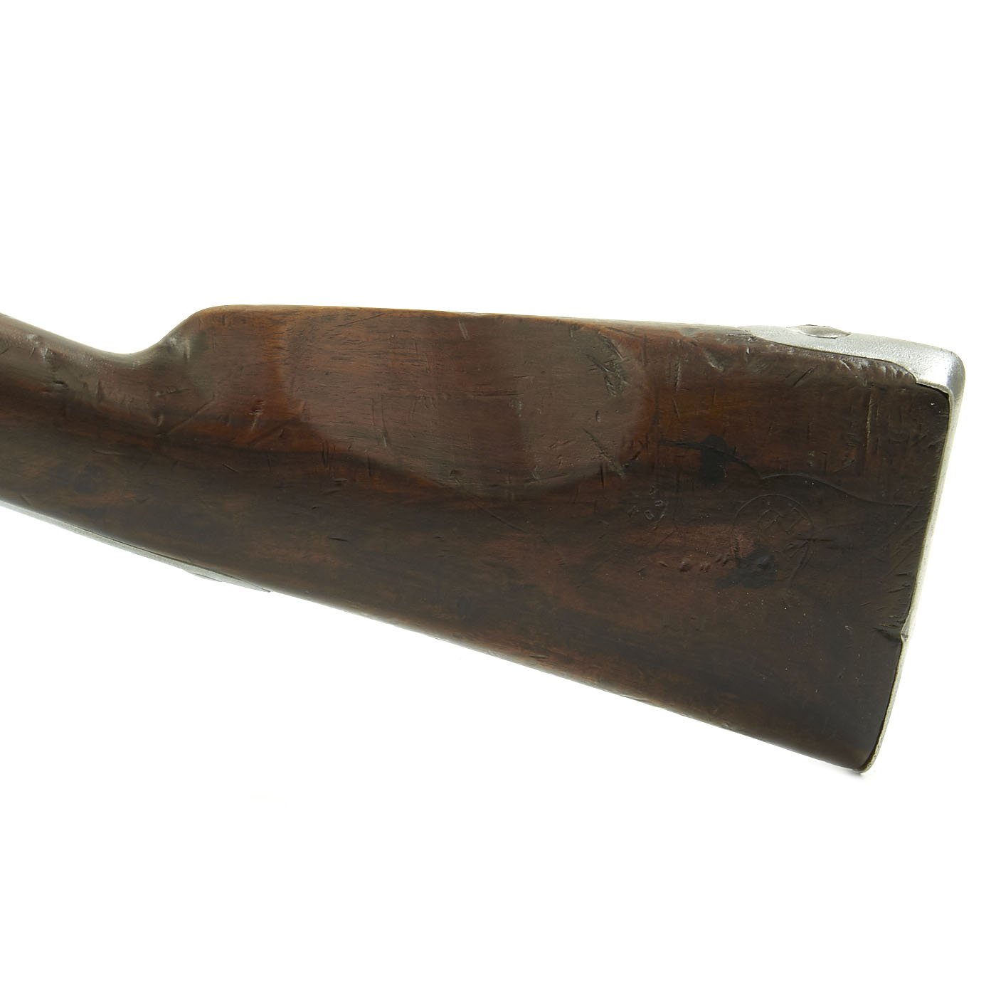 Original French M-1822/1869 17.55mm Tabatière Brass Breech Loading Con ...