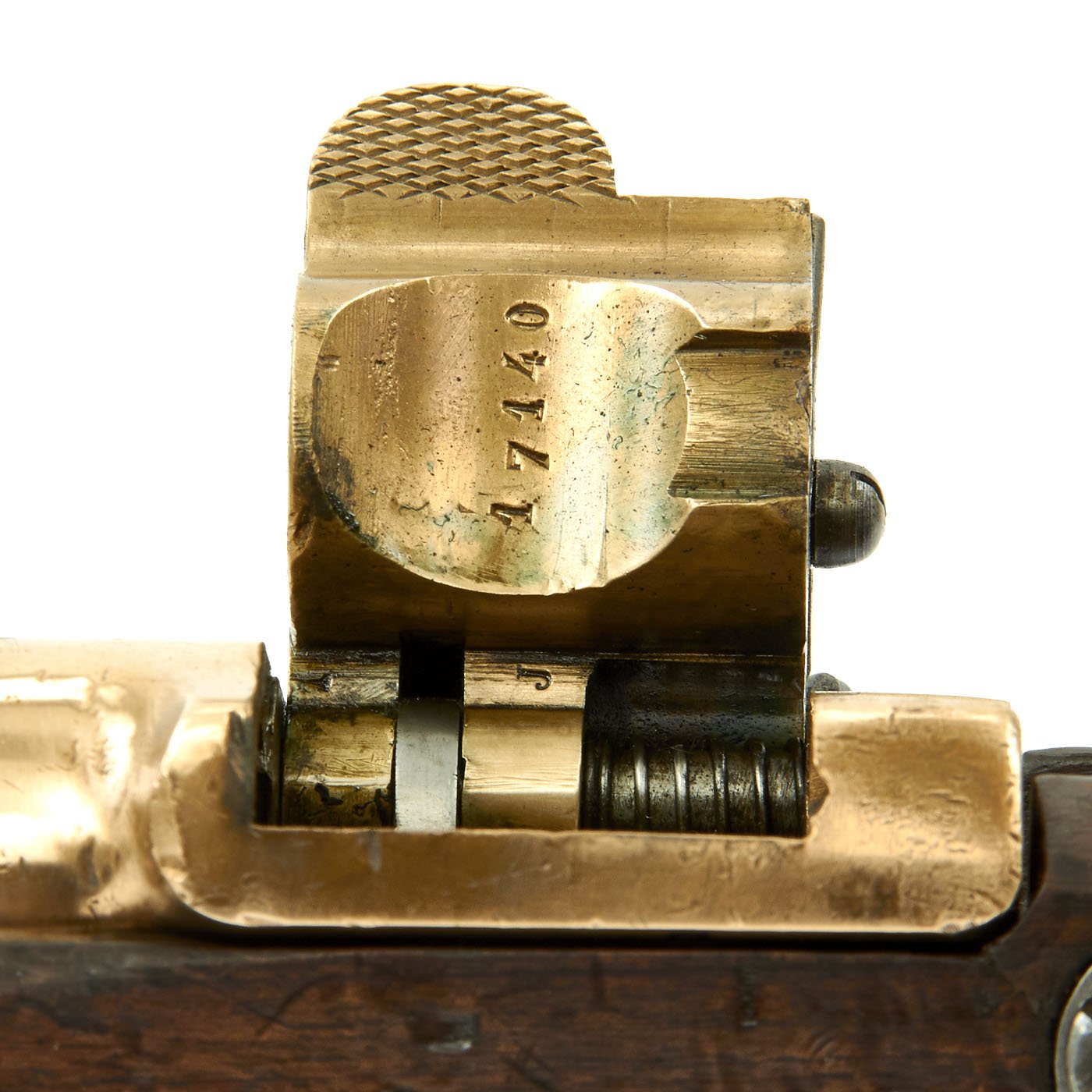 Original French M-1822/1869 17.55mm Tabatière Brass Breech Loading Con ...