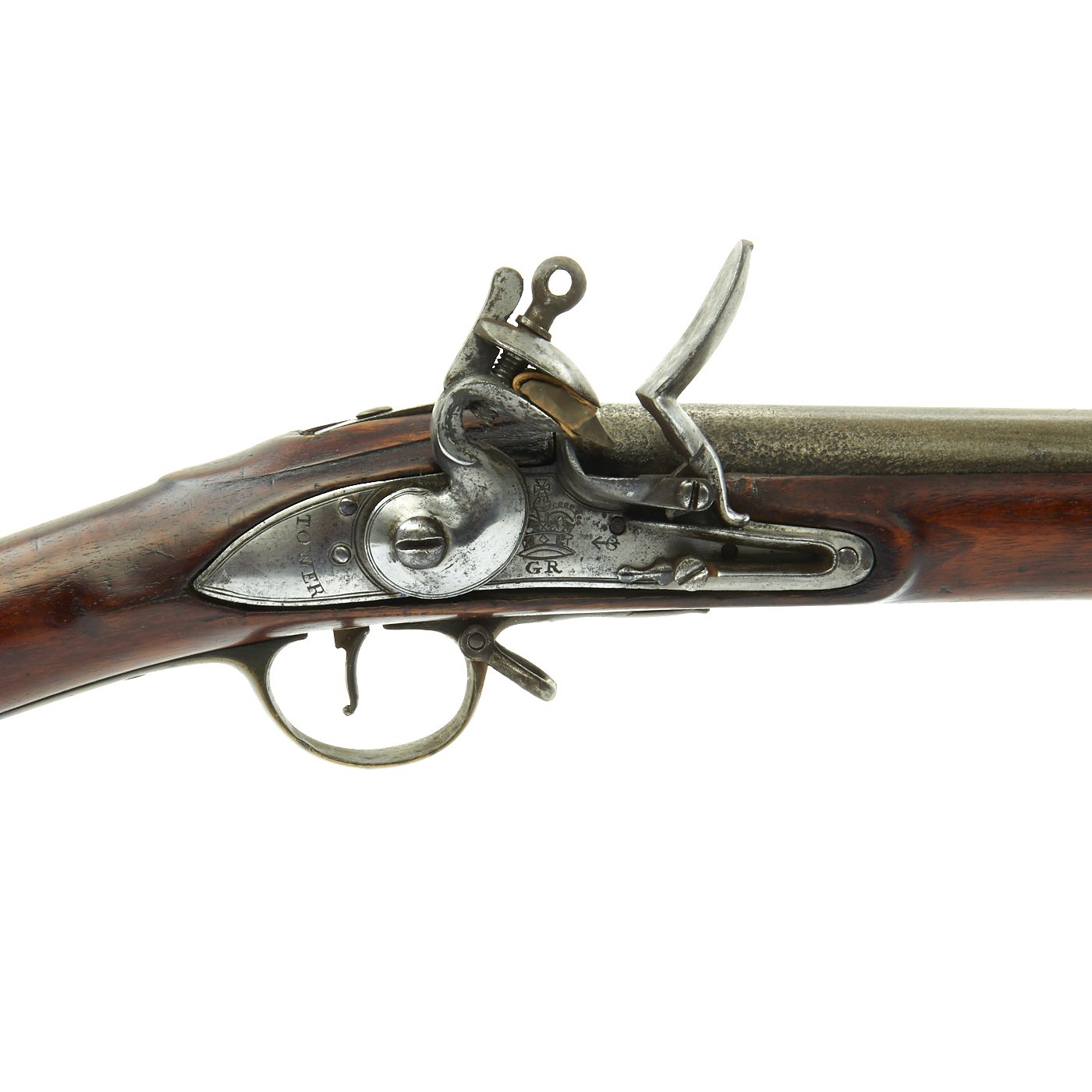 Original British Napoleonic 3rd Model Brown Bess Flintlock Musket Mark ...