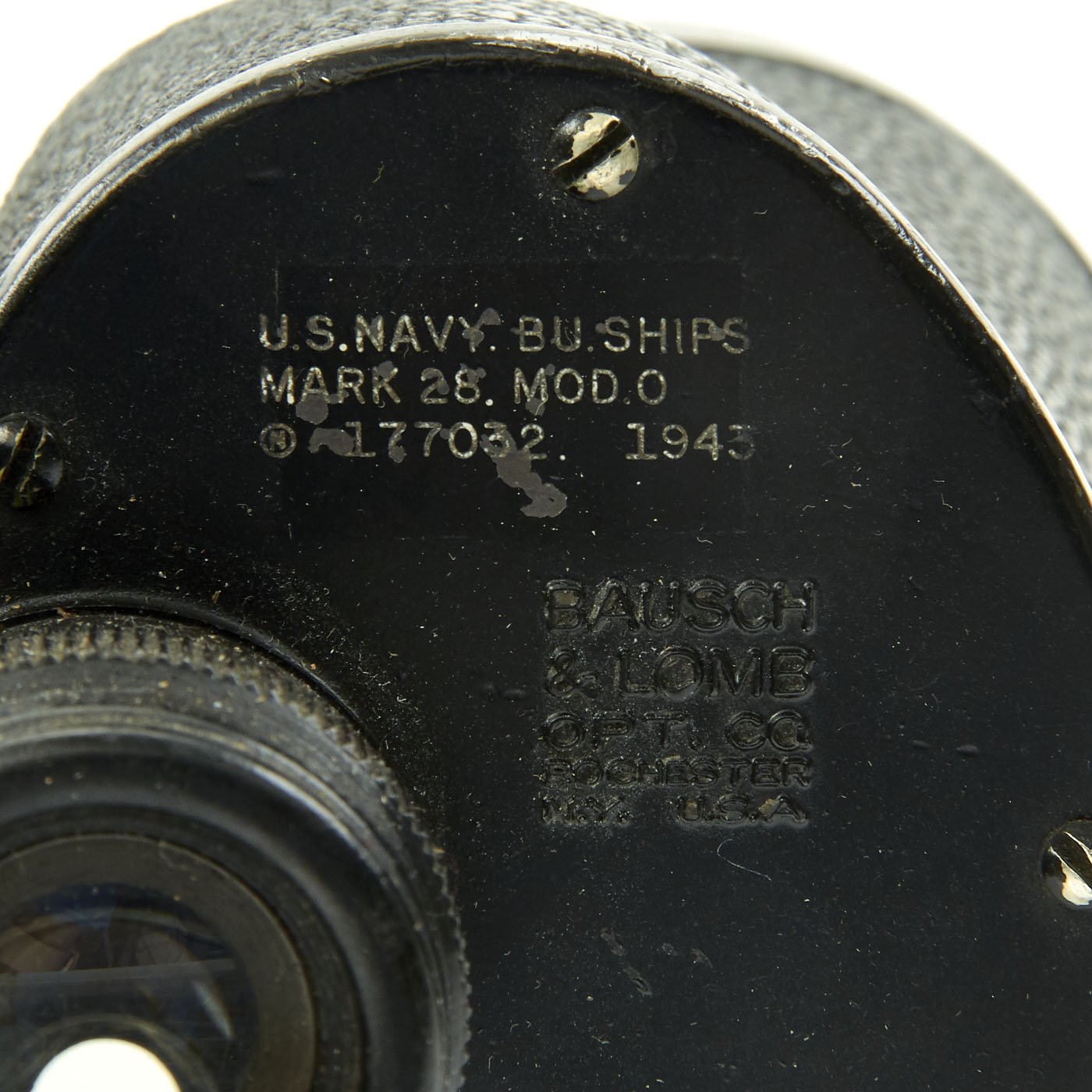 Original WWII U.S. Navy Bu. Ships Mark 28 Mod.0 7x50 Binoculars by Bau ...