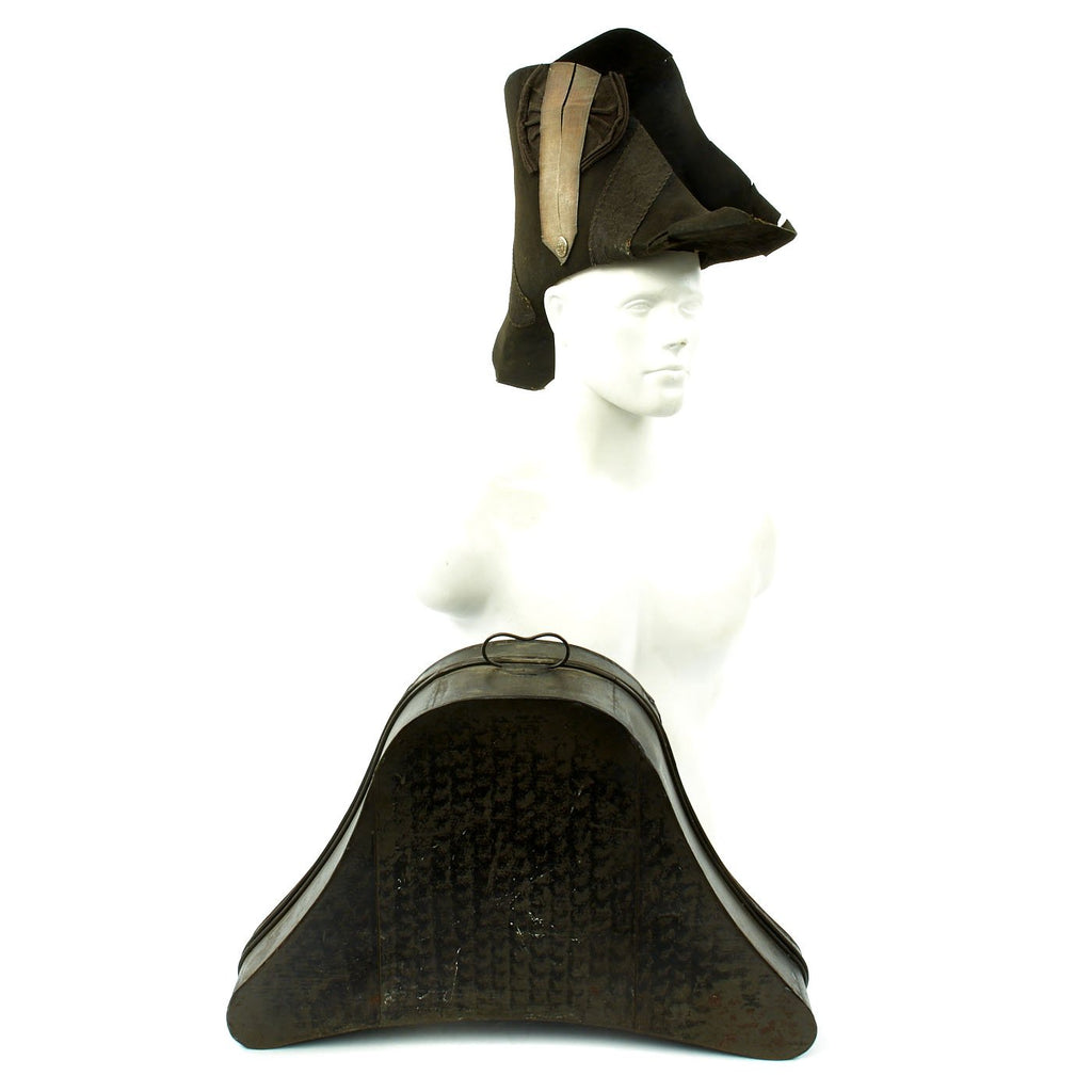 Original British Early 19th Century Officer Fore and Aft Hat with Tin ...