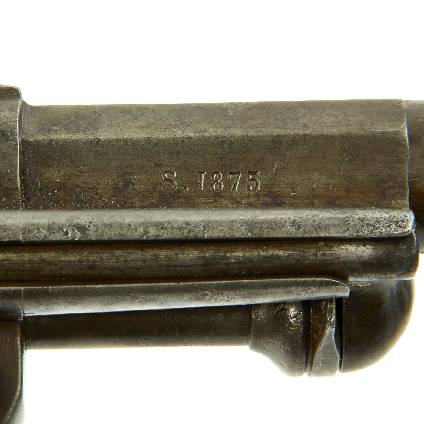 Original French Model MAS Model 1873 11mm Revolver Dated 1875 - Serial ...