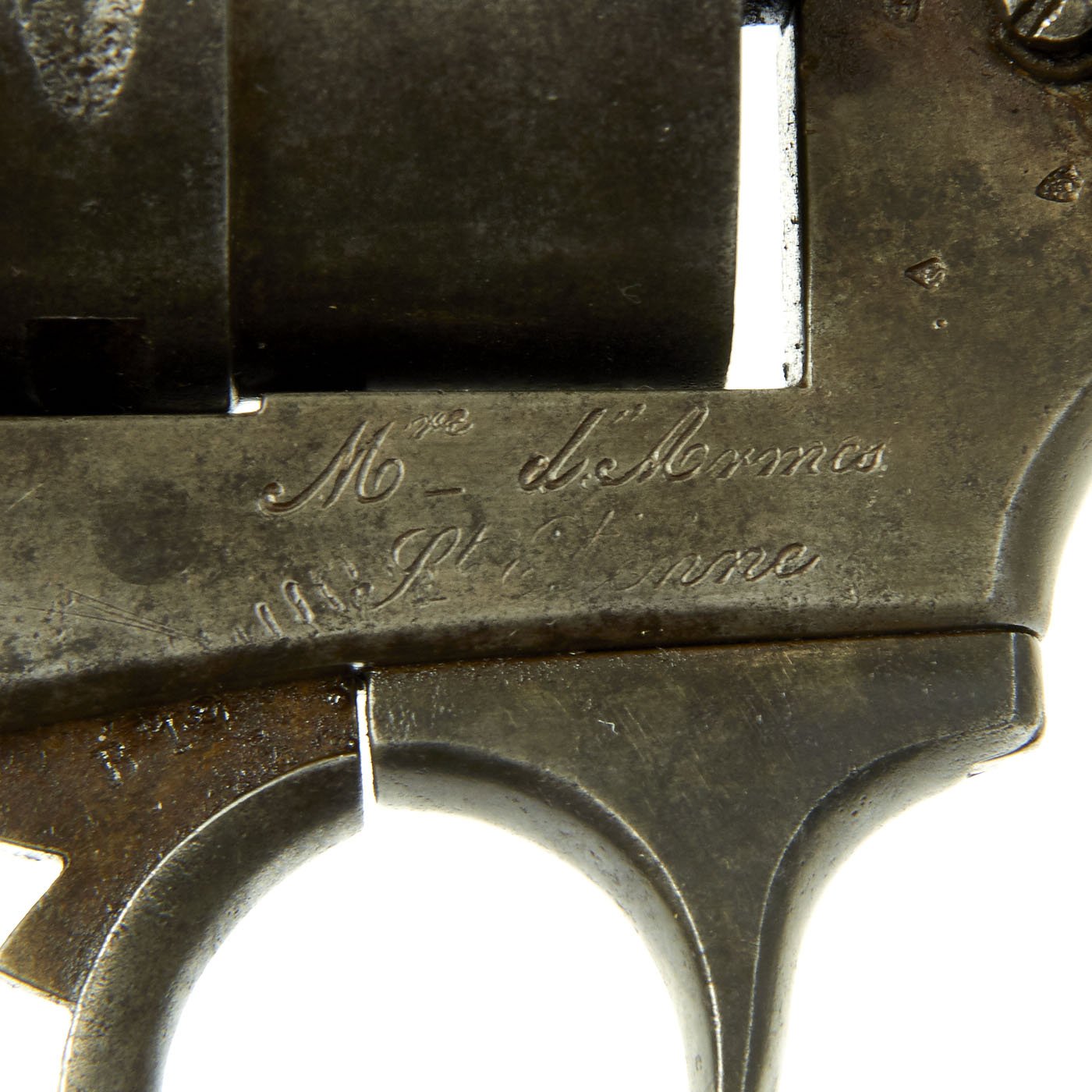 Original French Model MAS Model 1873 11mm Revolver Dated 1875 - Serial ...