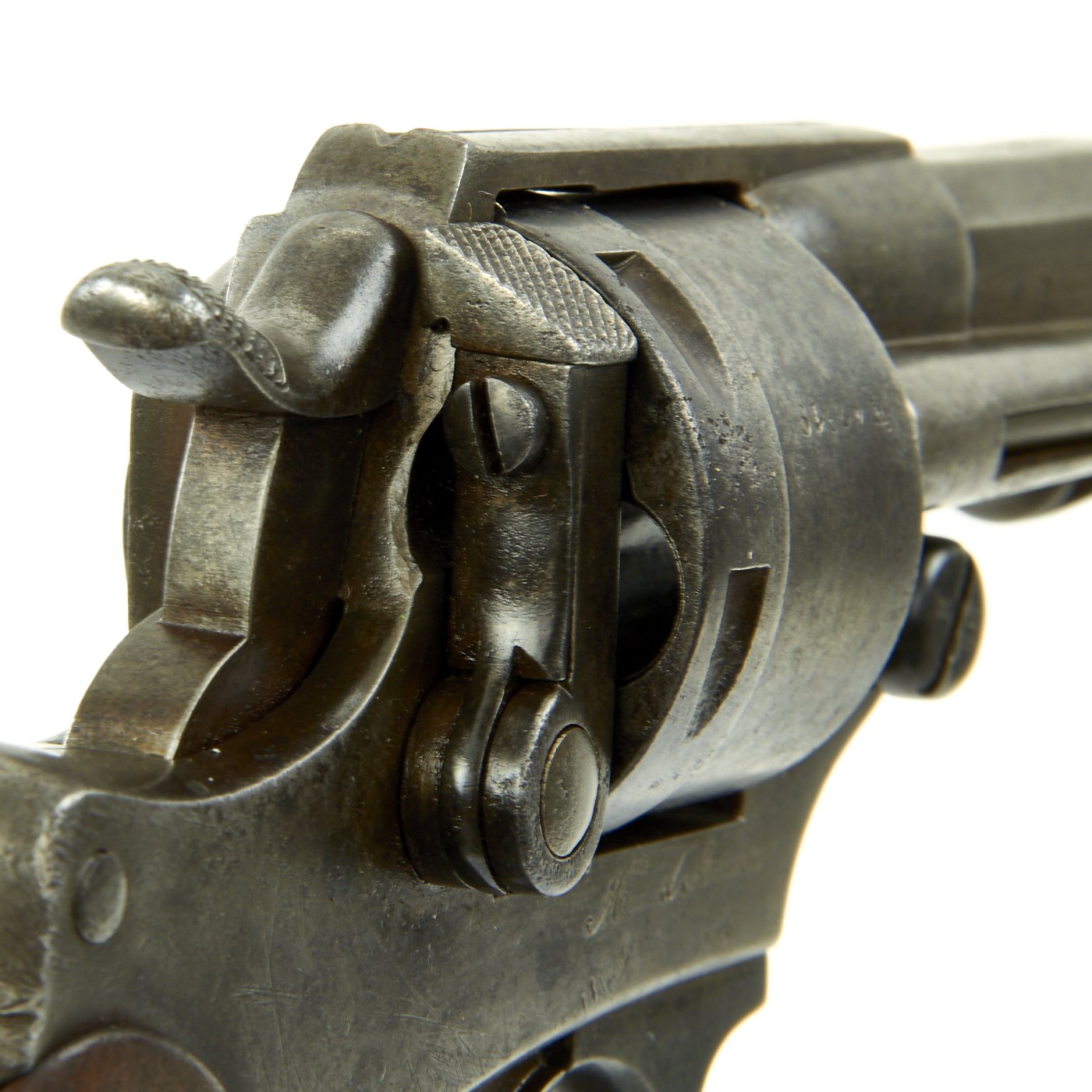 Original French Model MAS Model 1873 11mm Revolver Dated 1875 - Serial ...