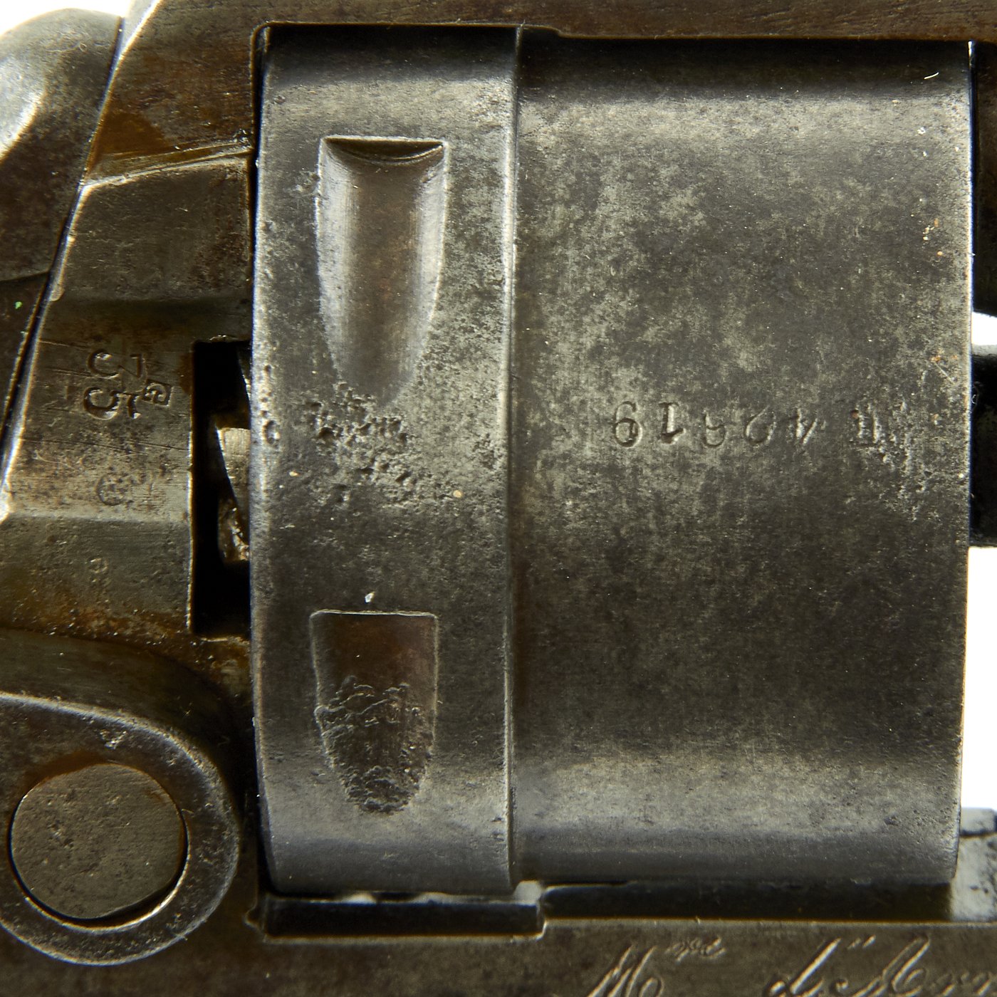 Original French Model MAS Model 1873 11mm Revolver Dated 1875 - Serial ...