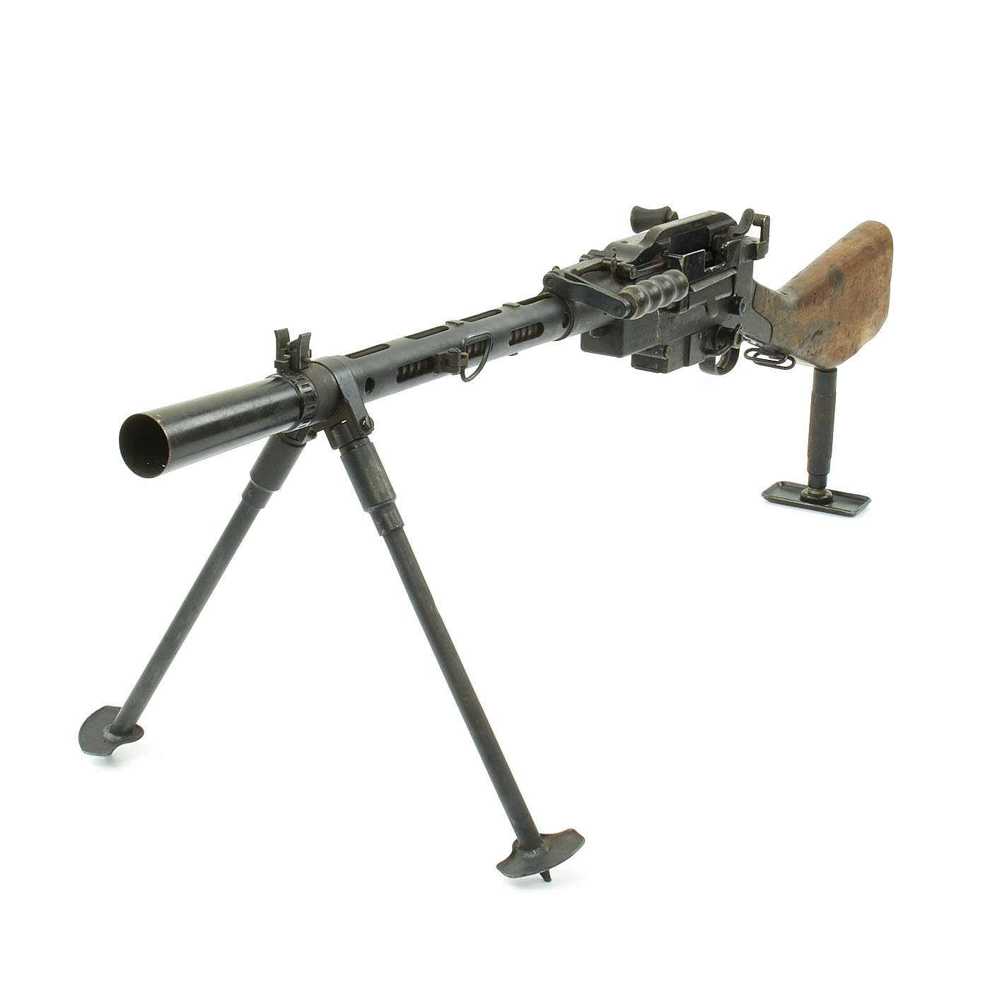 Original WWII Danish Madsen Display Light Machine Gun with Monopod and ...