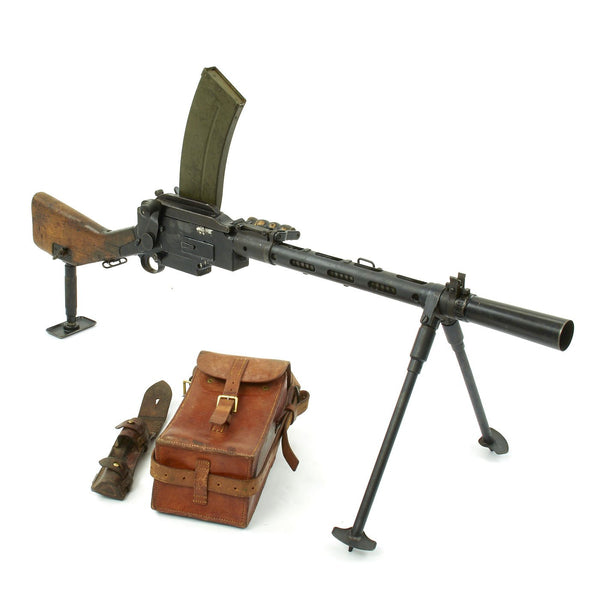 Original WWII Danish Madsen Display Light Machine Gun with Monopod and ...