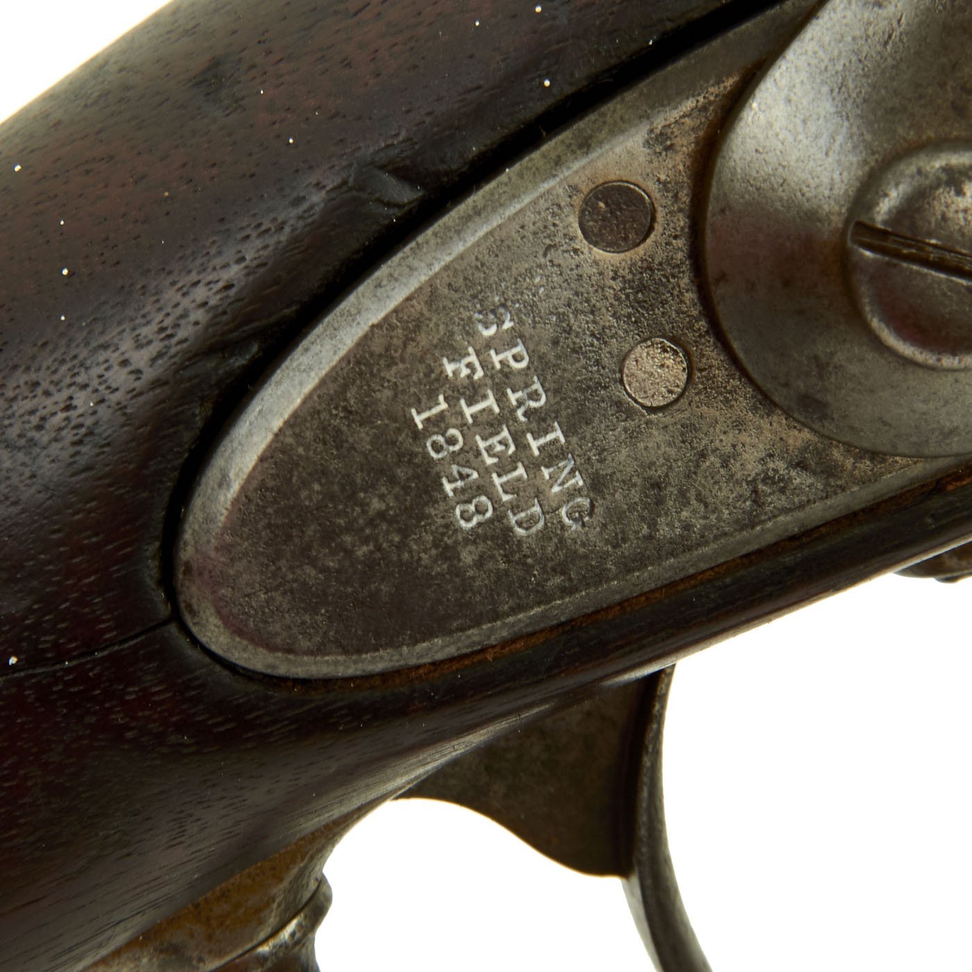 Original U.S. Civil War Era Springfield Model 1842 Percussion Musket b ...