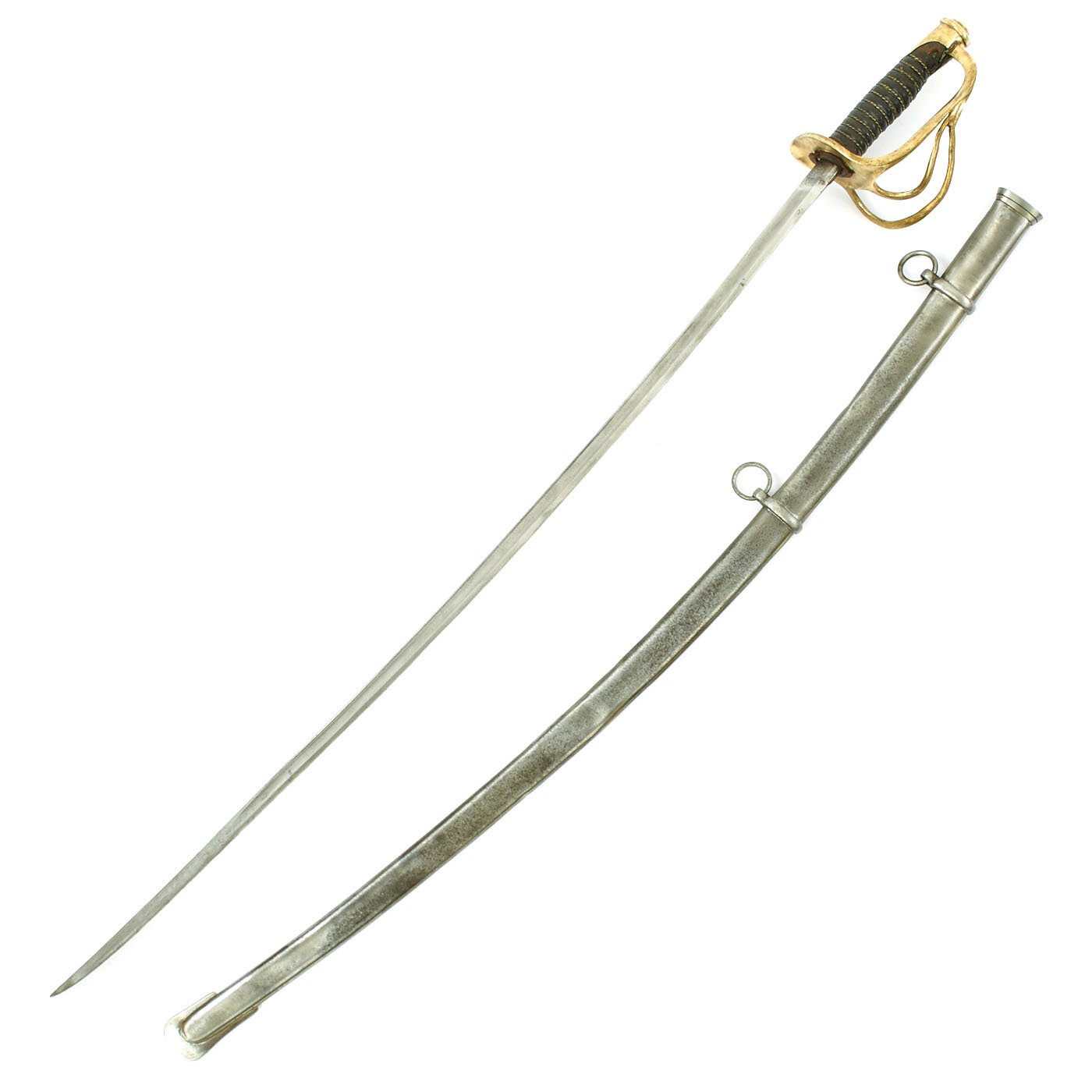 Original U.S. Civil War Model 1860 Light Cavalry Saber with Scabbard ...