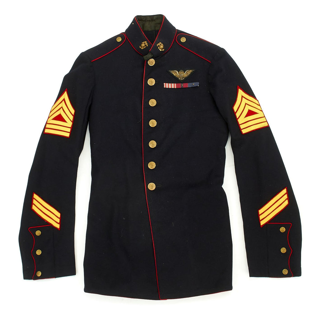 Original U.S. WWII USMC Marine Enlisted Pilot Named Blue Dress Uniform ...