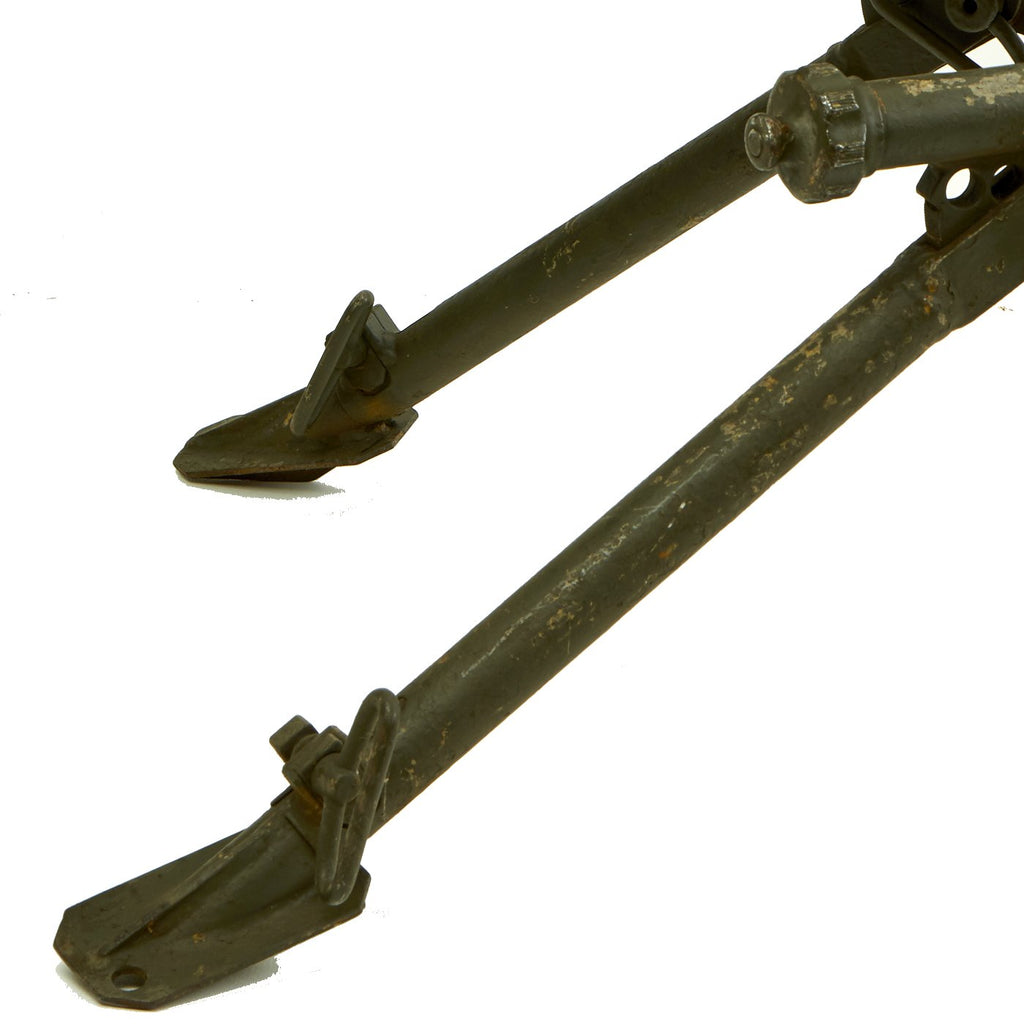 Original German WWII ZB 37(t) Display Machine Gun with Ground Mount Tr ...